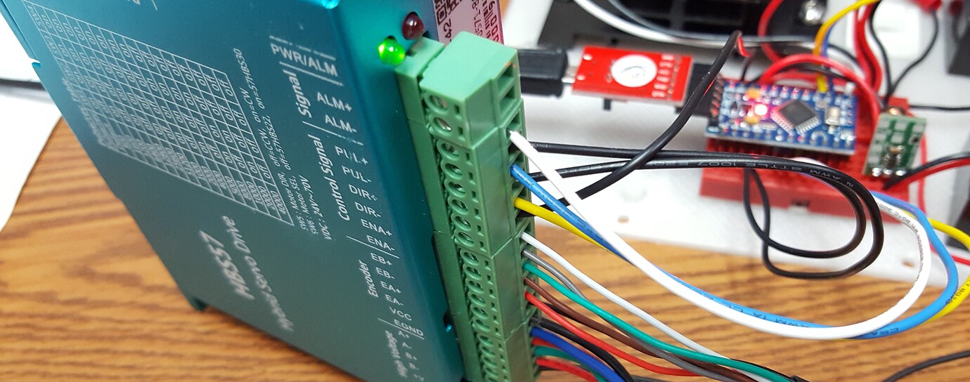 Using Arduino 5V Pro Mini to send signals to closed loop stepper servo ...