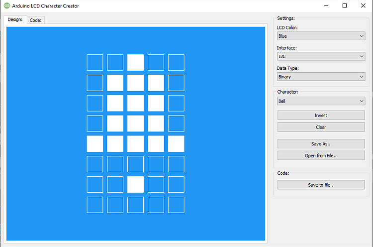 LCD Custom Characters - Nederlands - Arduino Forum