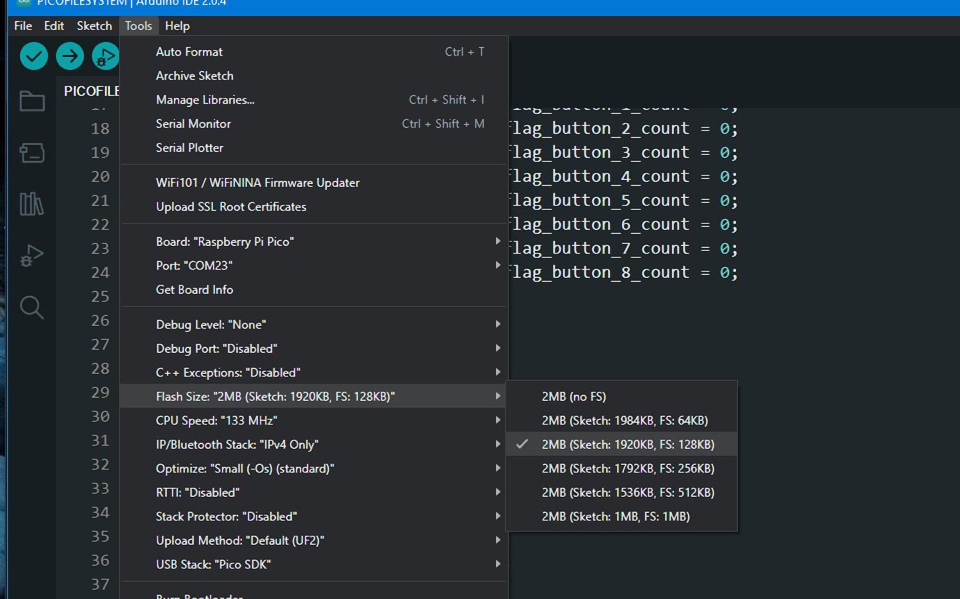 C#_rpi2040 little file system up loader / downloader new version ...