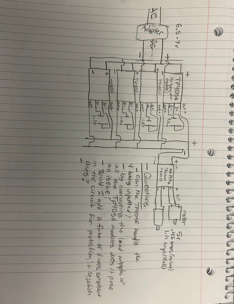 How to charge 4 1.5V li-ion batteries with pass-through charging ...
