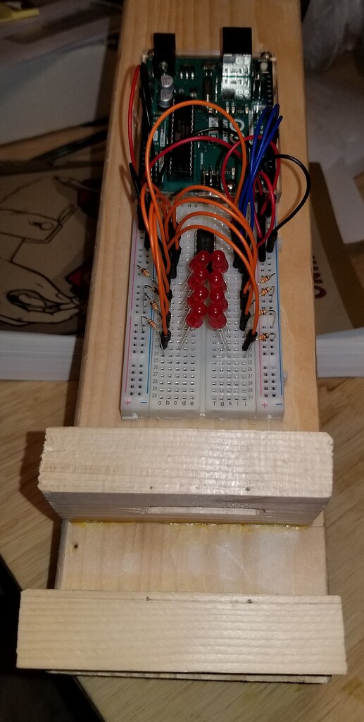 N00b, 1 shift register, 8 LEDs - LEDs and Multiplexing - Arduino Forum