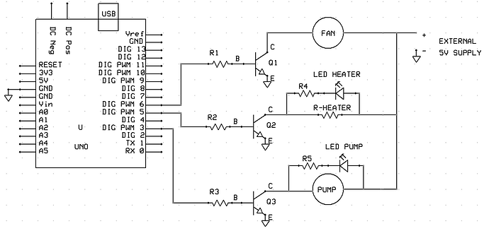Current Output from a transistor to a heater - General Guidance ...