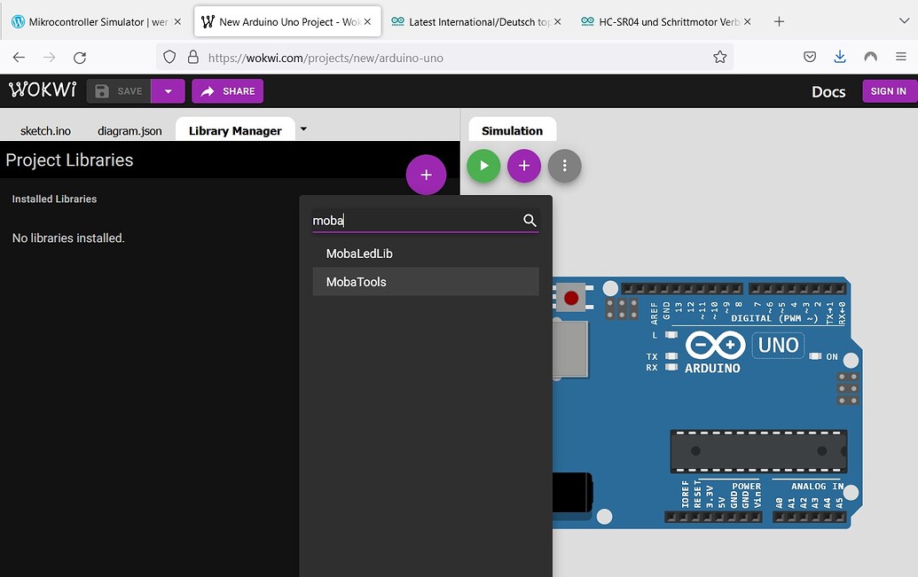 HC-SR04 und Schrittmotor Verbinden - Page 2 - Deutsch - Arduino Forum