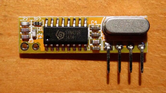 Using general 4 channel RF remote with SYN470 RF module - Device ...