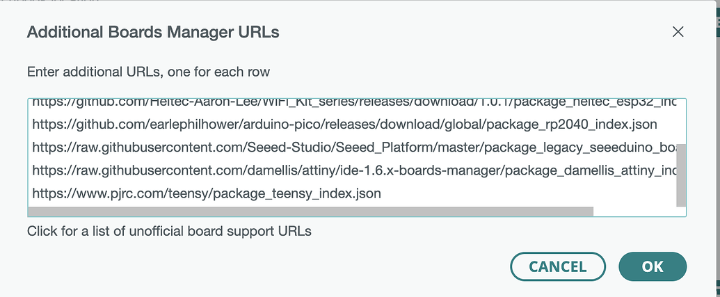 How To Update Additional Boards Manager Urls Ide 2x Arduino Forum