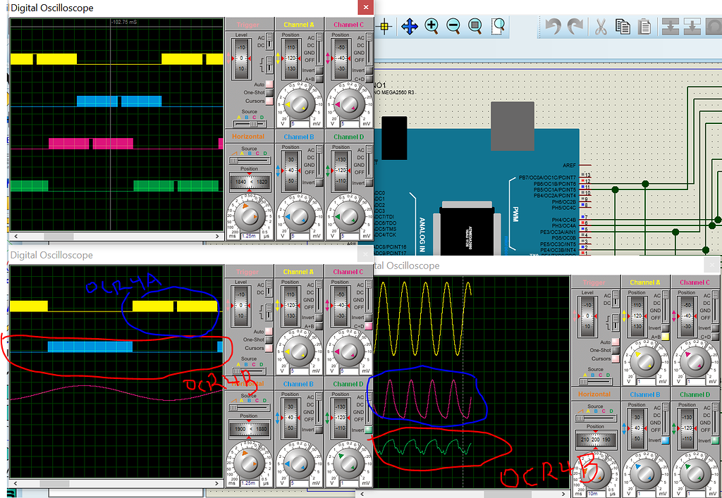 Issue with three phase sine pwm - Programming - Arduino Forum Issue with three phase sine pwm - Programming - Arduino Forum