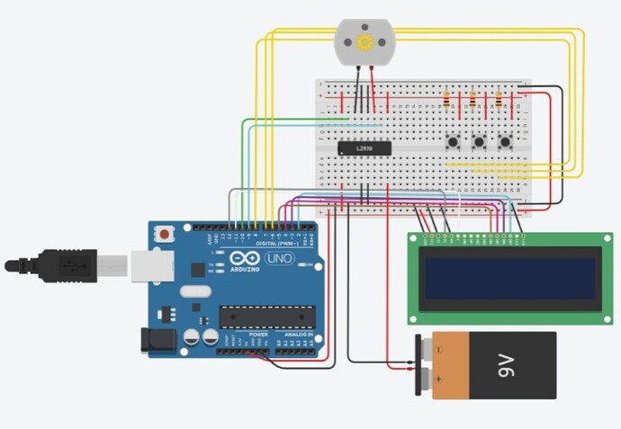 HELP: Errors on Controlling DC motor using buttons and LCD screen - Programming - Arduino Forum