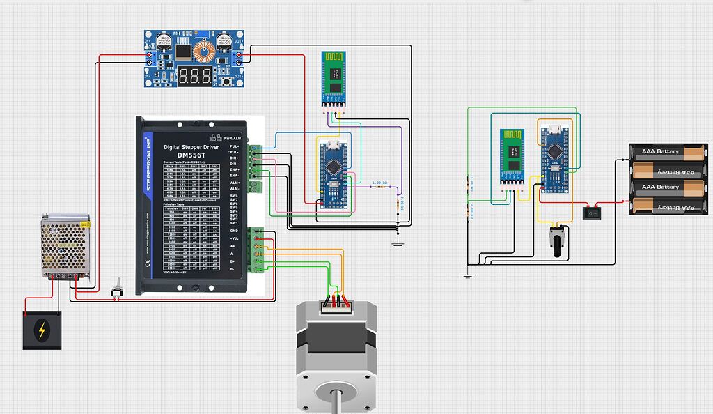 Bluetooth variable speed control of stepper using Nano + HC05 - General Guidance - Arduino Forum