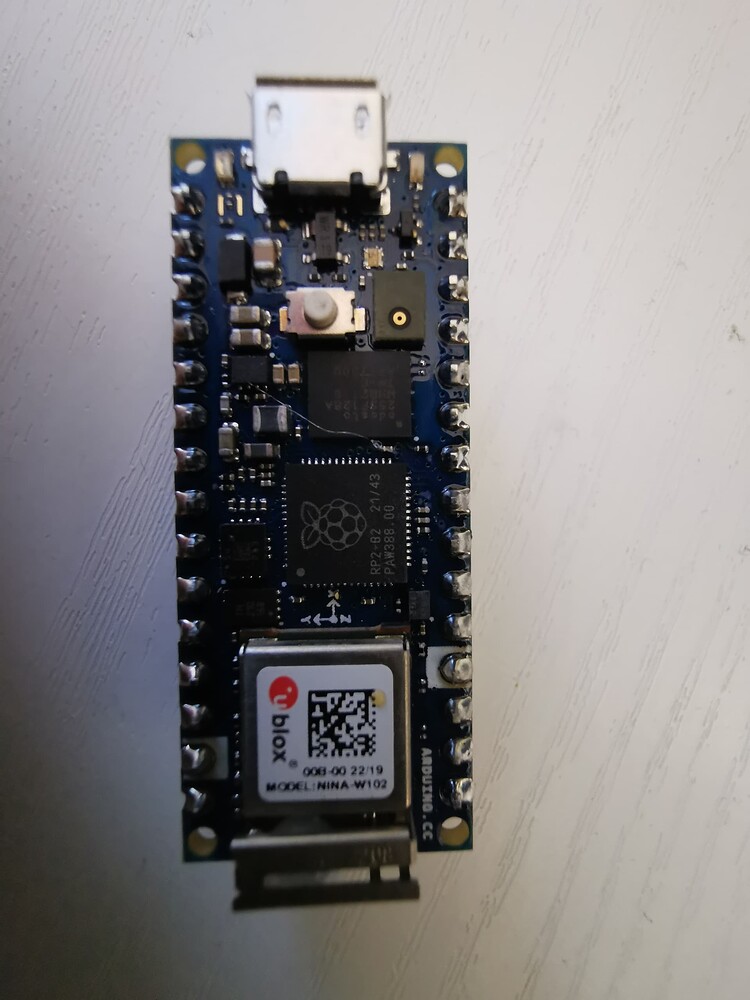 "Arduino Nano RP2040 Connect" cant connect to the cloud --> "We could not find any Arduino ...
