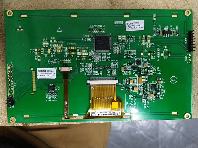 7" 800(RGB)X480 TFT-display w/ RA8875 driver - Page 2 - Displays ...