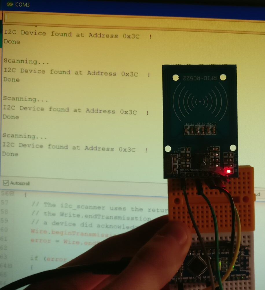 RC522 RFID-RC522 Switching SPI to UART interface or i2c ! POSSIBLE ! - Networking, Protocols ...
