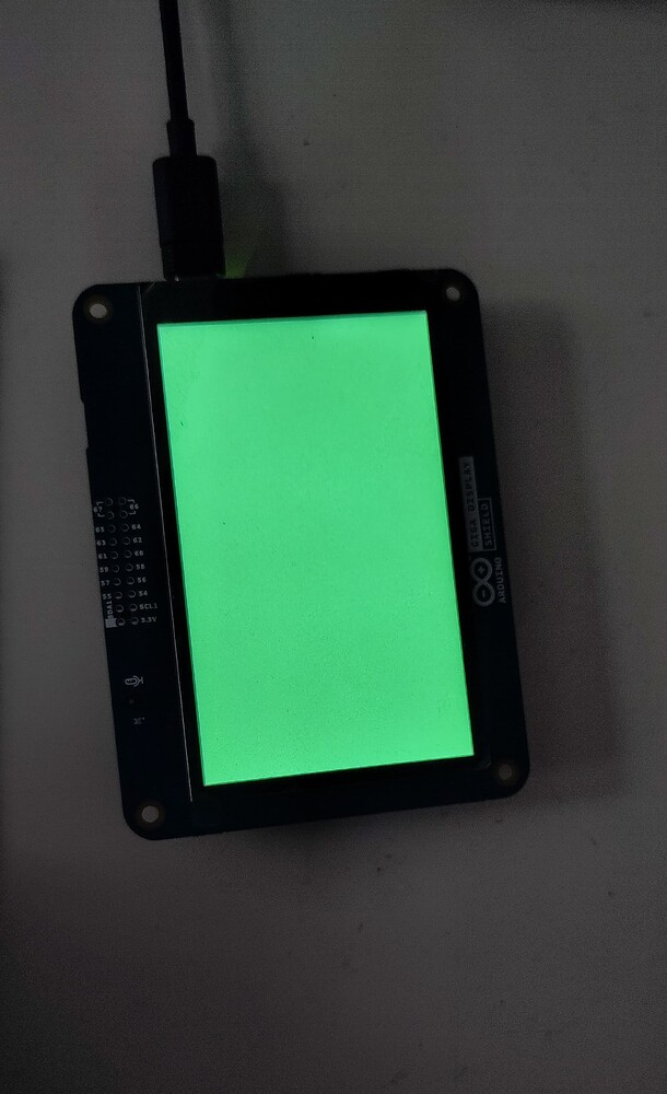 Yellow Tint on Giga Display Shield - GIGA Display Shield - Arduino Forum