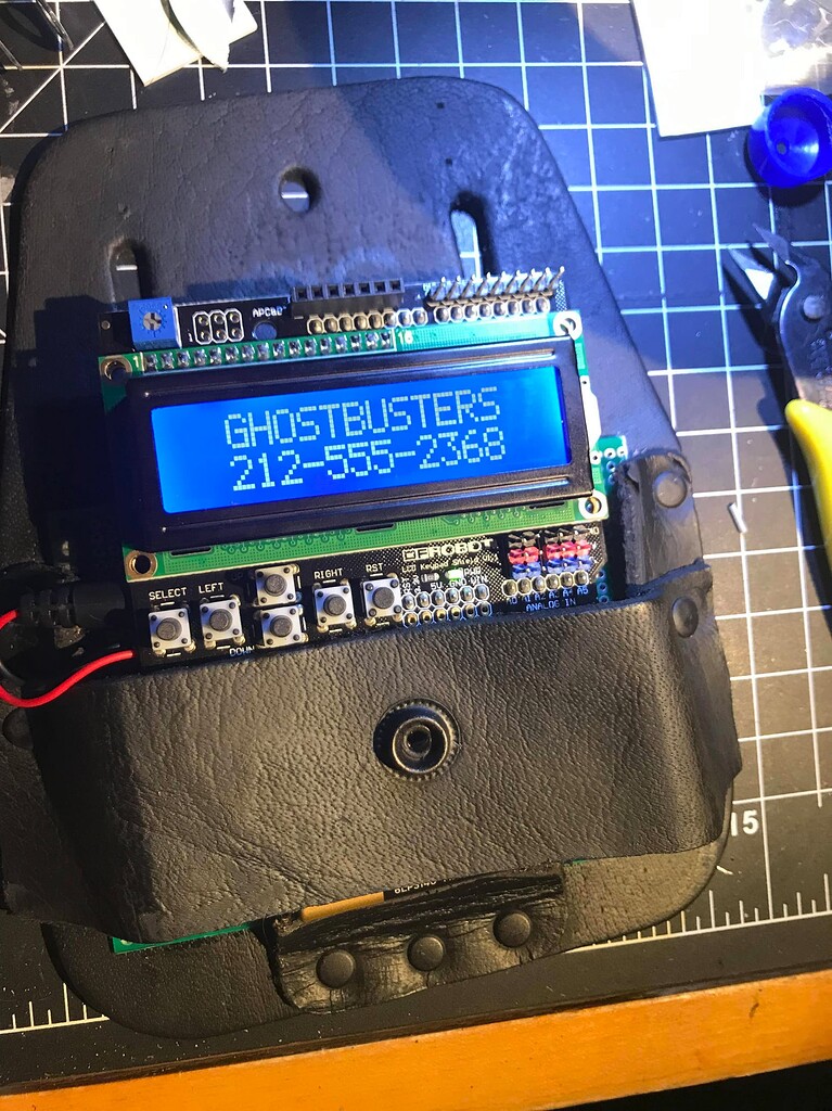 Weable Ghostbusters diplay prop- the Belt Gizmo - Showcase - Arduino Forum