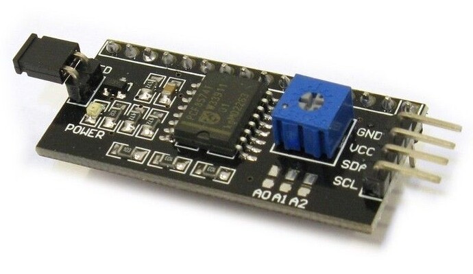 Common PCF8574 i2c LCD module as Button interface. - Networking, Protocols, and Devices ...