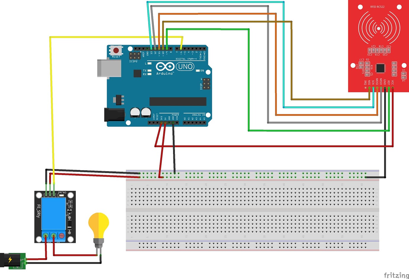 Commande d'une ventouse (serrure électromagnétique) avec un relais une carte RFID et Arduino ...