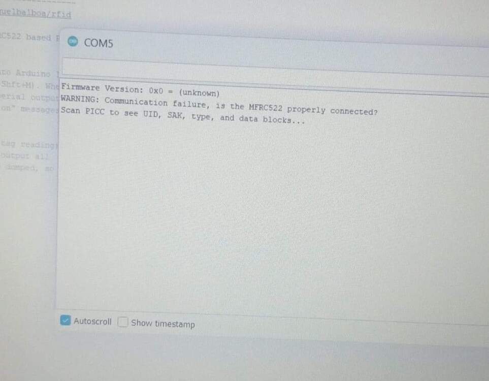 MFRC522 not working - General Guidance - Arduino Forum