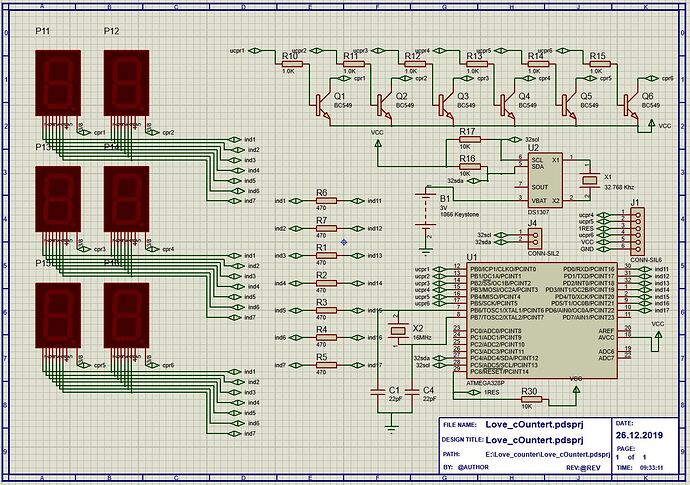 7seg display blinks - Programming - Arduino Forum
