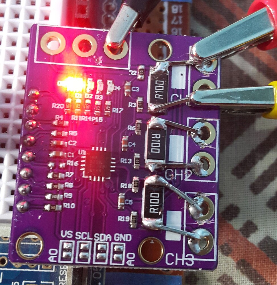 Fixing the INA3221 breakout board - Sensors - Arduino Forum