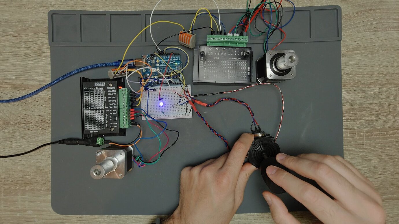 how to stop stepper motor from using power when idle? - Programming ...