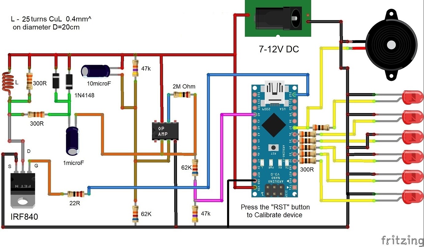 Project Question - A simple sensitive metal detector (project from hub ...