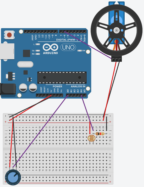 Servomotor causes fluctuating values - General Electronics - Arduino Forum
