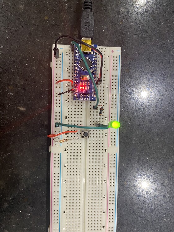 Tactile Button Help - General Electronics - Arduino Forum