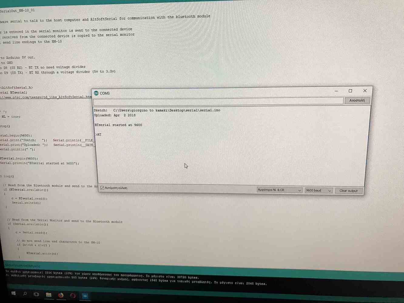 Arduino Nano + HM-10 BLE Module - General Guidance - Arduino Forum