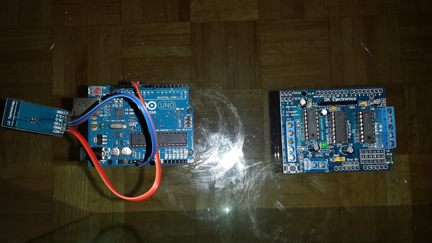 help connecting motor shield to stepper motor and arduino uno! - Motors ...