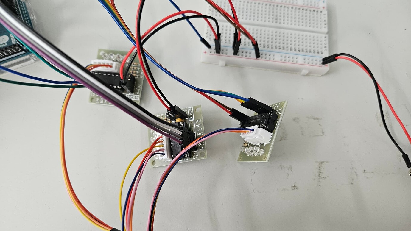 Stepper motors freezing after first position obtained through ethernet shield - Robotics ...