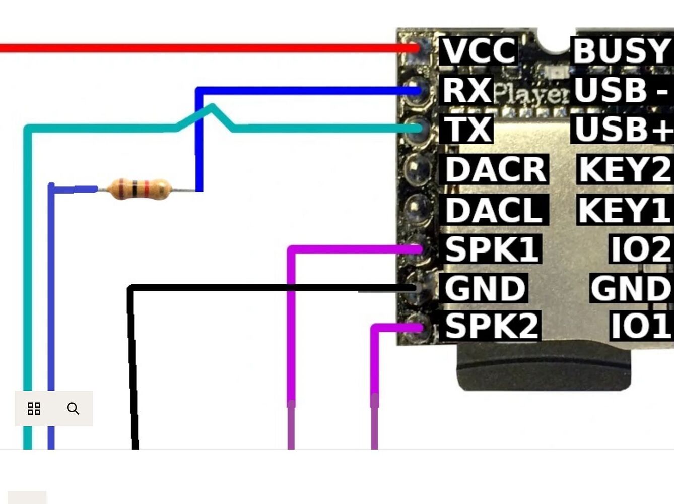 Resistors on the serial lines. DFplayer - General Electronics - Arduino Forum