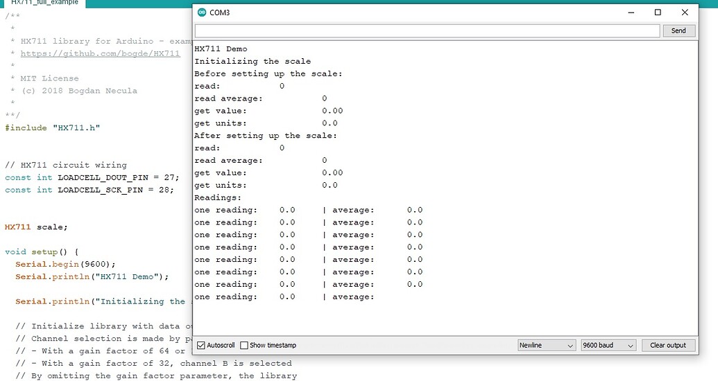 Hx711, Atmega328, i2c problems? All values ZERO - Networking, Protocols, and Devices - Arduino Forum