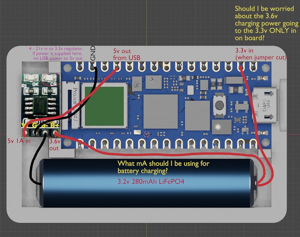 Charging 3.2v battery with Nano 33 BLE USB power - Nano 33 BLE ...