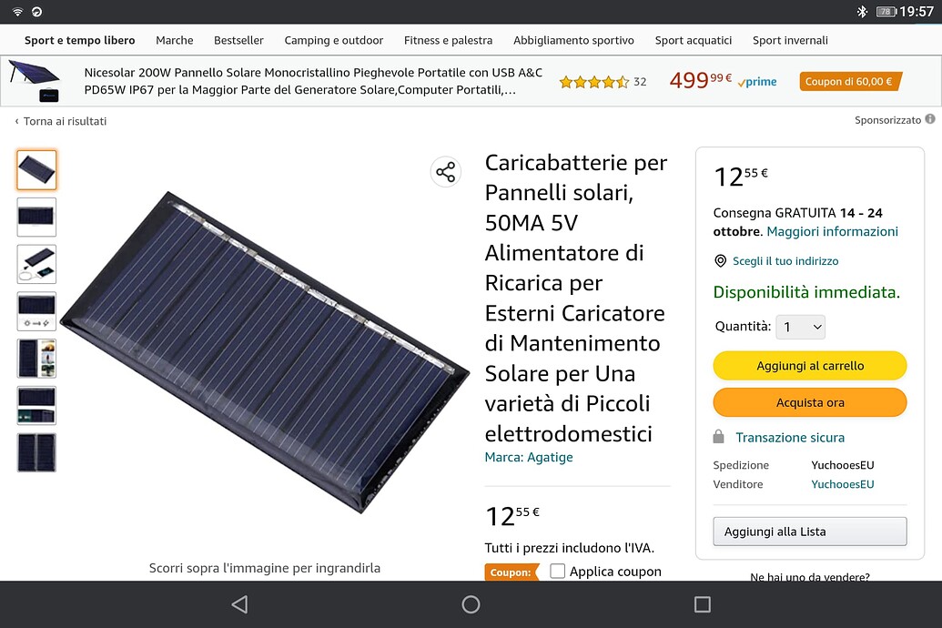 Alimentare arduino con pannello solare - Generale - Arduino Forum