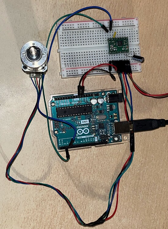 Nema 8/17 Stepper Motor Weak Spinning Torque - Motors, Mechanics, Power ...