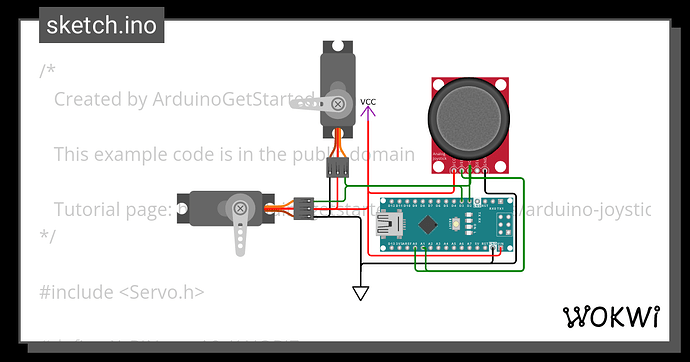 Problem interfacing joystick with servo motor - General Discussion ... Problem interfacing joystick with servo motor - General Discussion ...