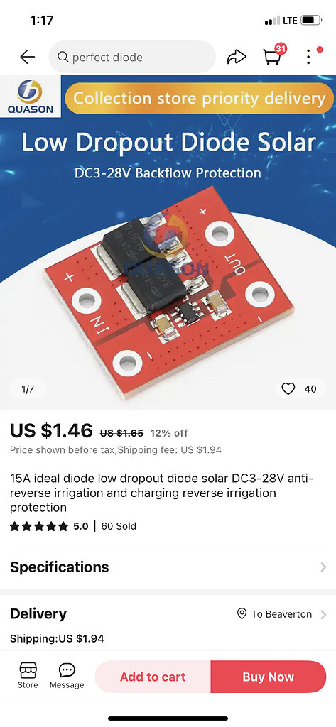 Schottky diode “replacements” - General Electronics - Arduino Forum