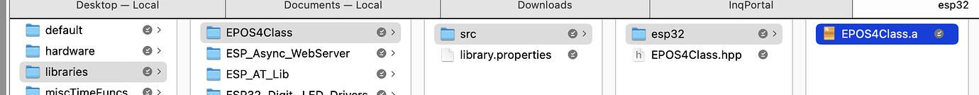 How to install external libraries with binaries for esp32? - Nano ESP32 - Arduino Forum