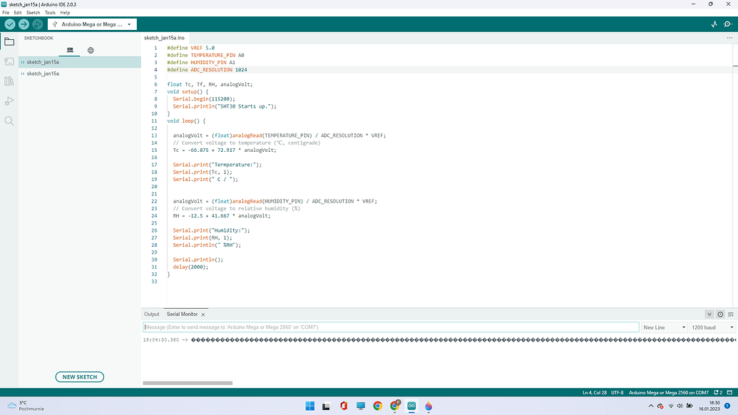 Strange signs from serial monitor on IDE - IDE 1.x - Arduino Forum