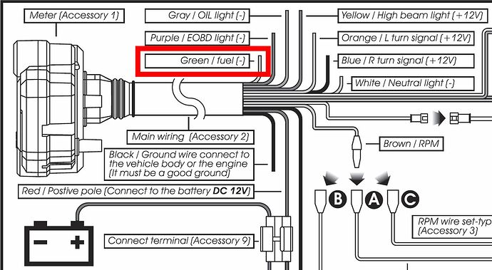 Capacitive fuel level sensor and analog (100/510ohm) meter. - General ...