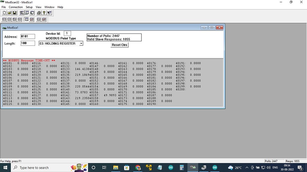 Reading data from LG5310 energy meter using modbus protocols - Networking, Protocols, and ...