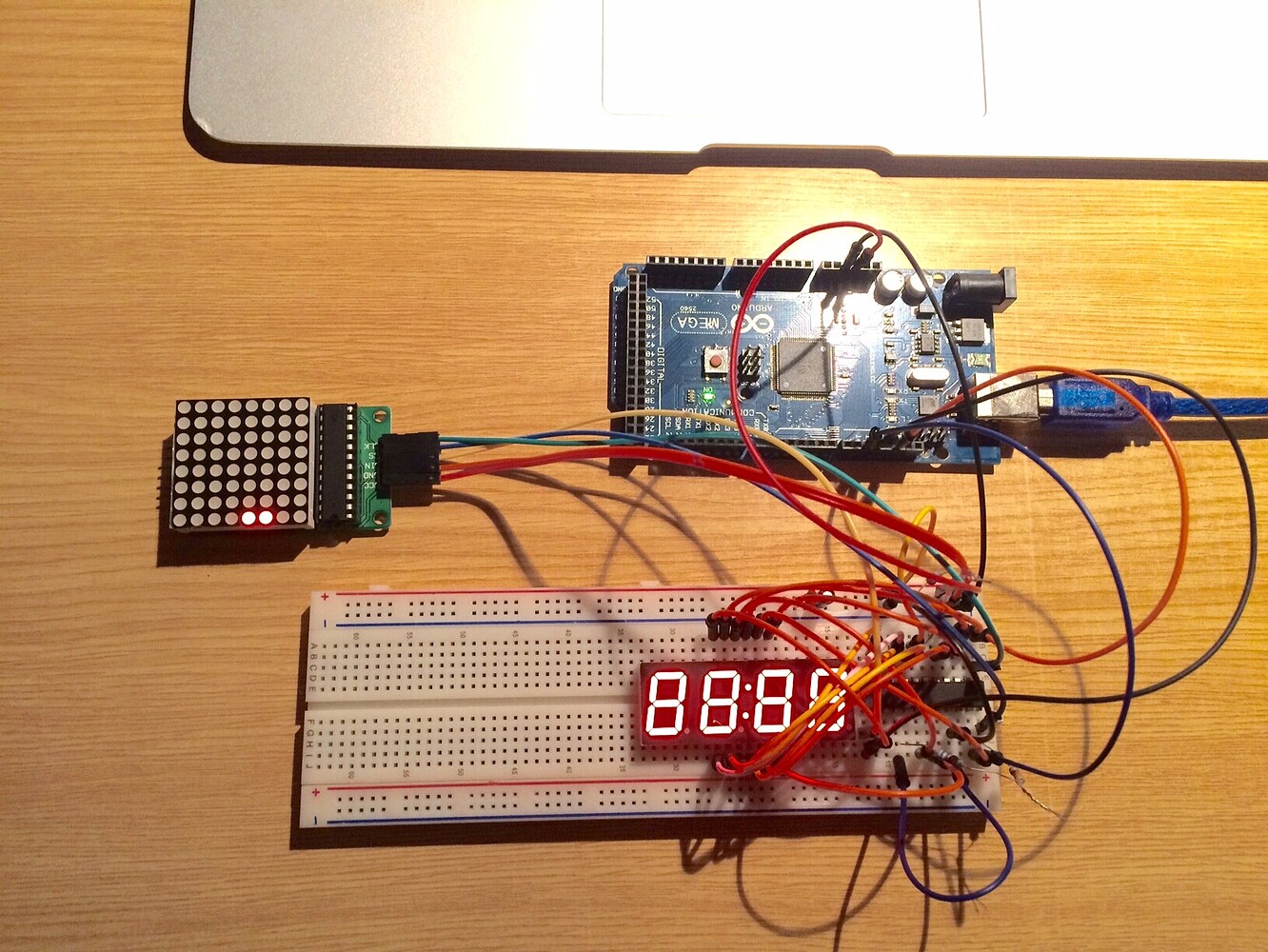 MAX7219CNG con display de 4 bloques y 7 segmentos - Hardware - Arduino ...