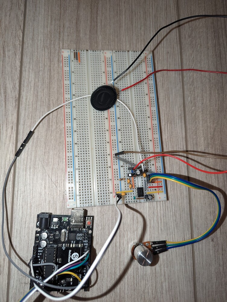 Debugging LM386 issue - Audio - Arduino Forum