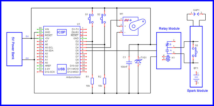 Update 05/16/ How to design arc lighter? (powerbank 5 V) - Device ...