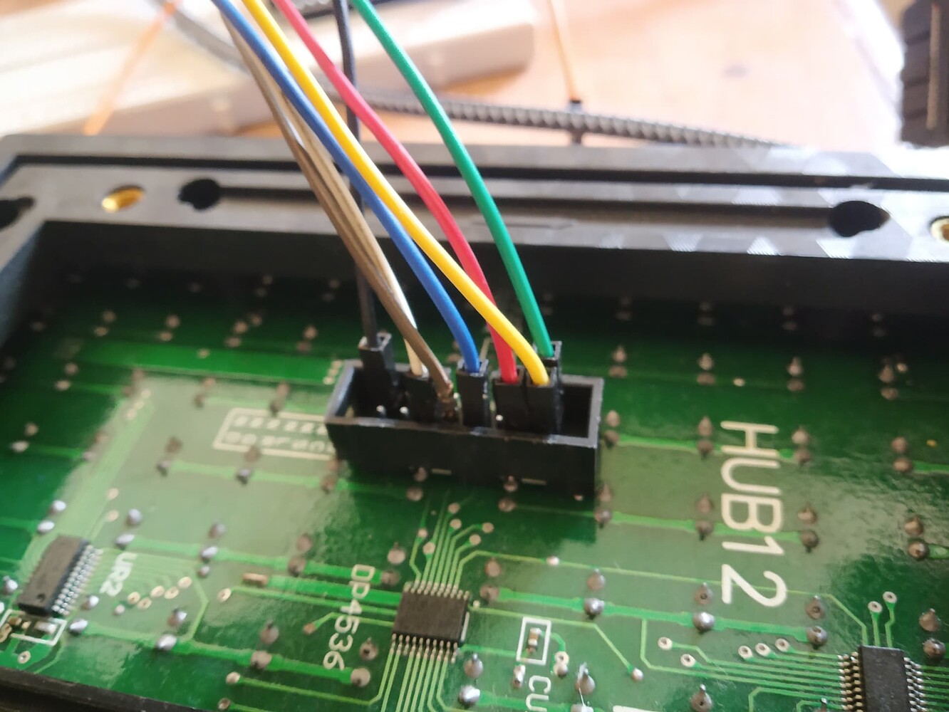 P10 32x16 skipping rows when displaying data, on esp8266 - LEDs and Multiplexing - Arduino Forum