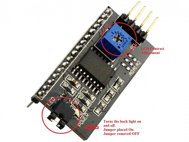 20x4 i2c LCD backlight dimming - Displays - Arduino Forum