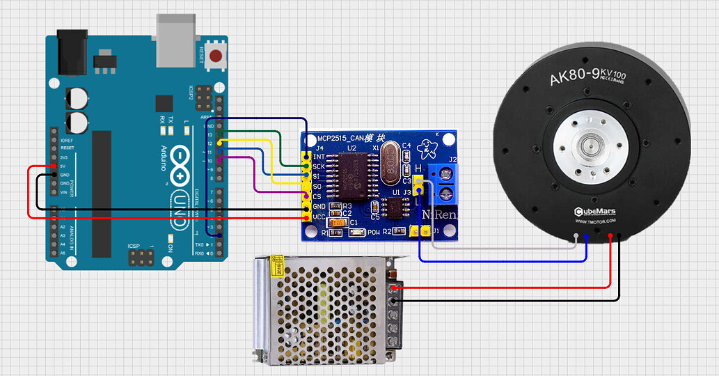 Gravity Compensation with CubeMars AK70-10 - Programming - Arduino Forum