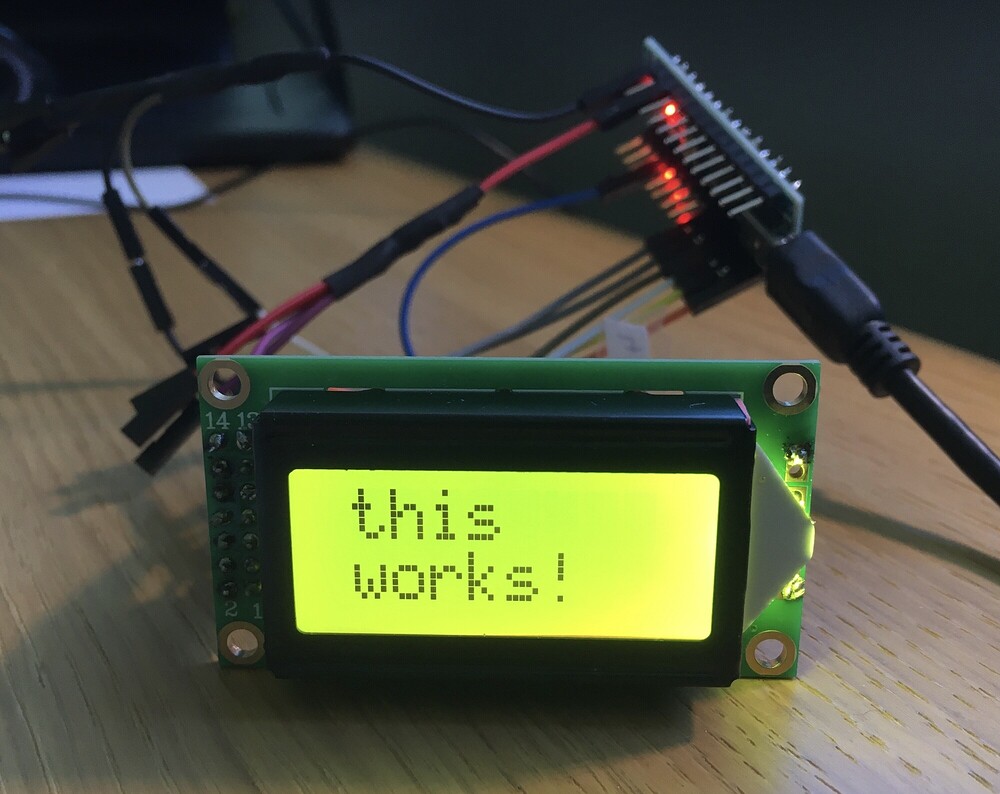 8x2 LCD blank screen - Model 0802-A - Displays - Arduino Forum