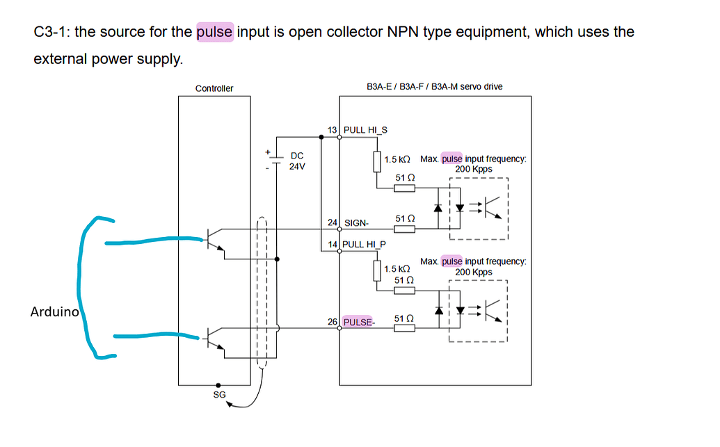 Delta ASDA-B3A-E help with Wiring Diagram needed - General Electronics - Arduino Forum