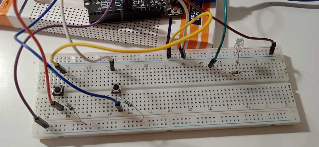 Dimmable LED Using 2 Push Buttons - Programming - Arduino Forum