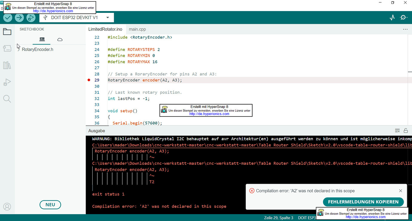 ESP32 Devkit v1 Software aufspielen - Deutsch - Arduino Forum